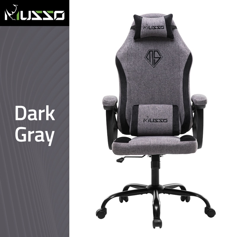 MUSSO Navigator Series Model 2 Gaming Chair, Fabric Computer Chair With ...