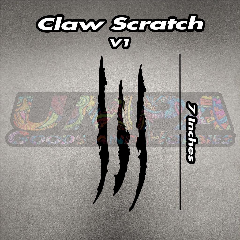 Claw Scratches - Decals Stickers for Motorcycle Cars Vans Pickup Truck ...