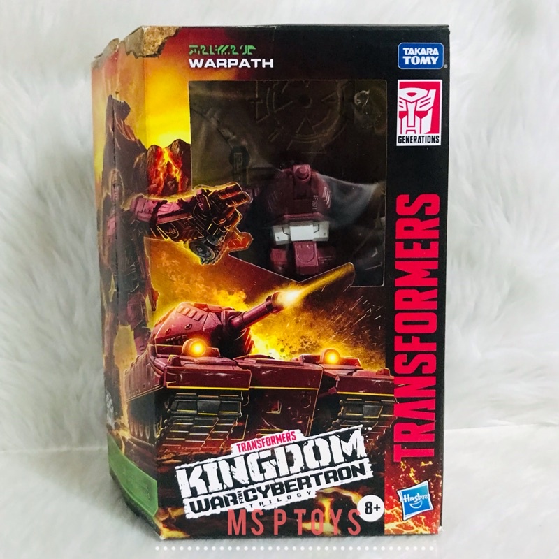 TRANSFORMERS GENERATIONS - WFC Kingdom Deluxe Class: WARPATH Figure WFC ...
