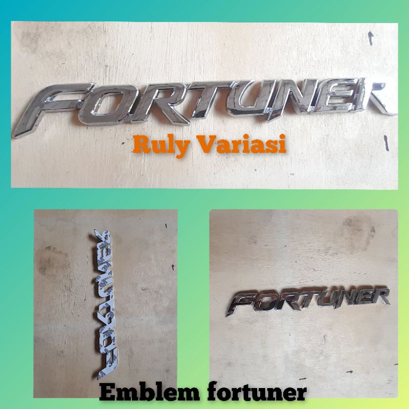 Fortuner Car Emblem / Fortuner Chrome Logo Emblem | Shopee Philippines