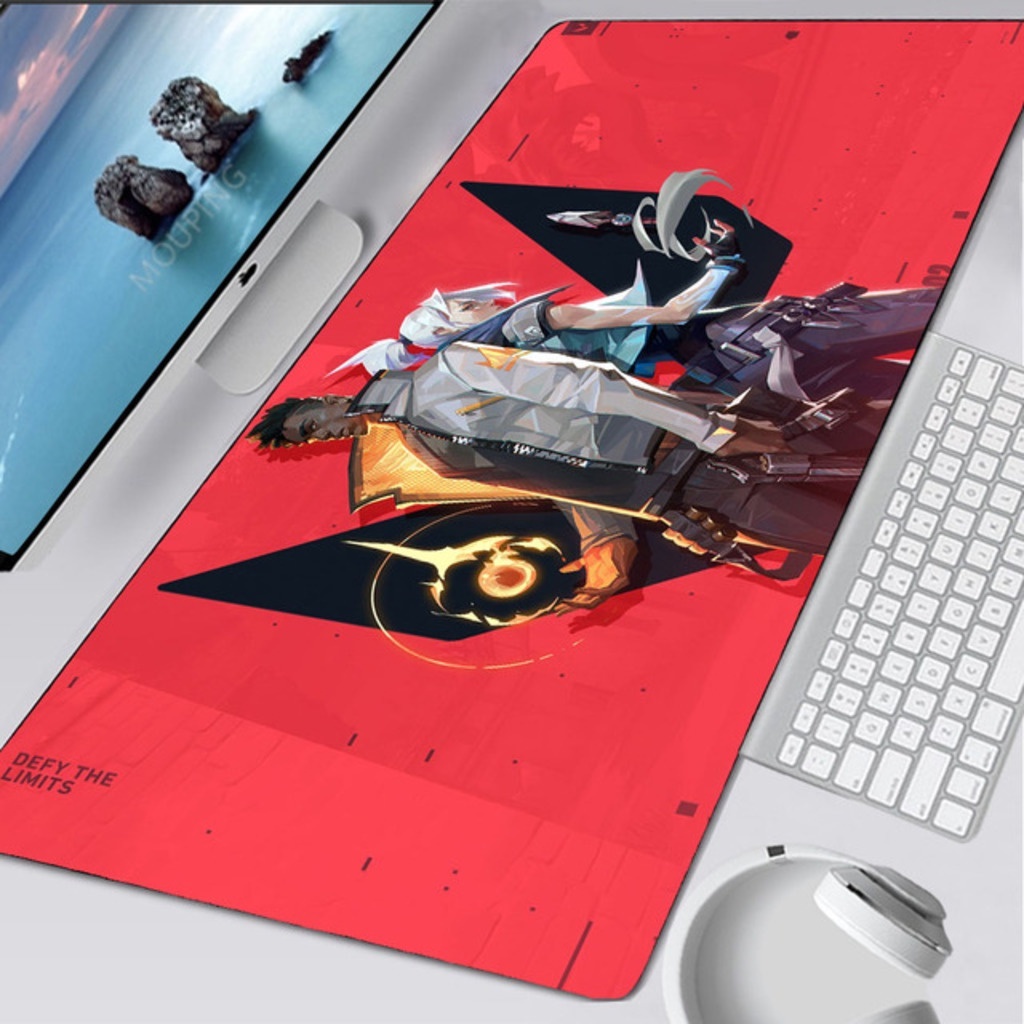 Valorant Large Mouse Pad 400x900 Grande Rubber Keyboard Gaming Mousepad ...