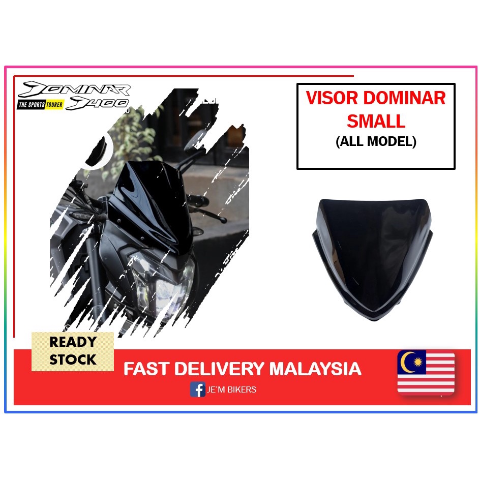 WINDSHIELD DOMINAR 400 SHORT (ALL MODEL) | Shopee Philippines