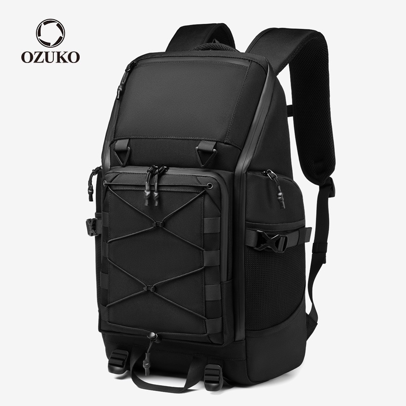 OZUKO Large Capacity Waterproof Ourdoor Travel Men Backpack Hiking ...