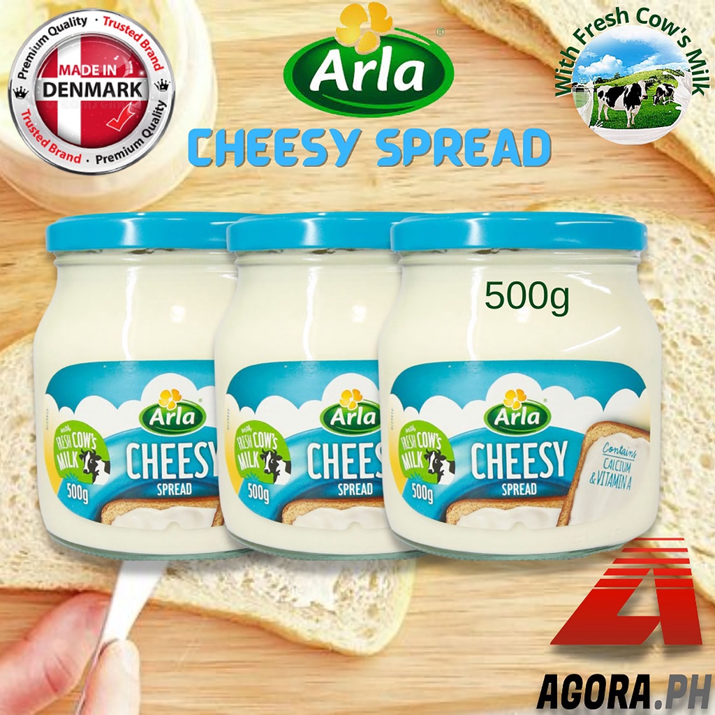 Arla Cheesy Spread with Fresh Cow's Milk from Denmark Contains Calcium ...