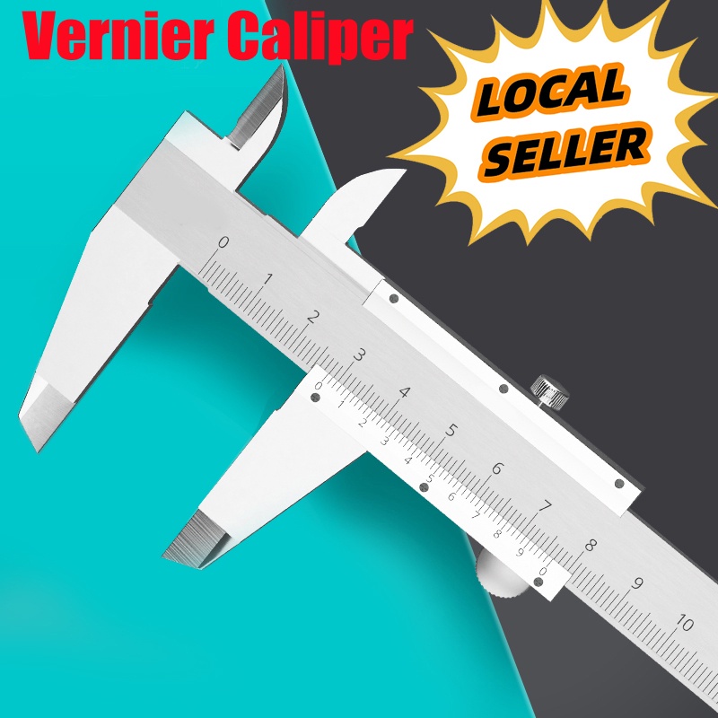 Manual Caliper 6" 150Mm Manual Vernier Caliper Ruler Stainless Steel ...