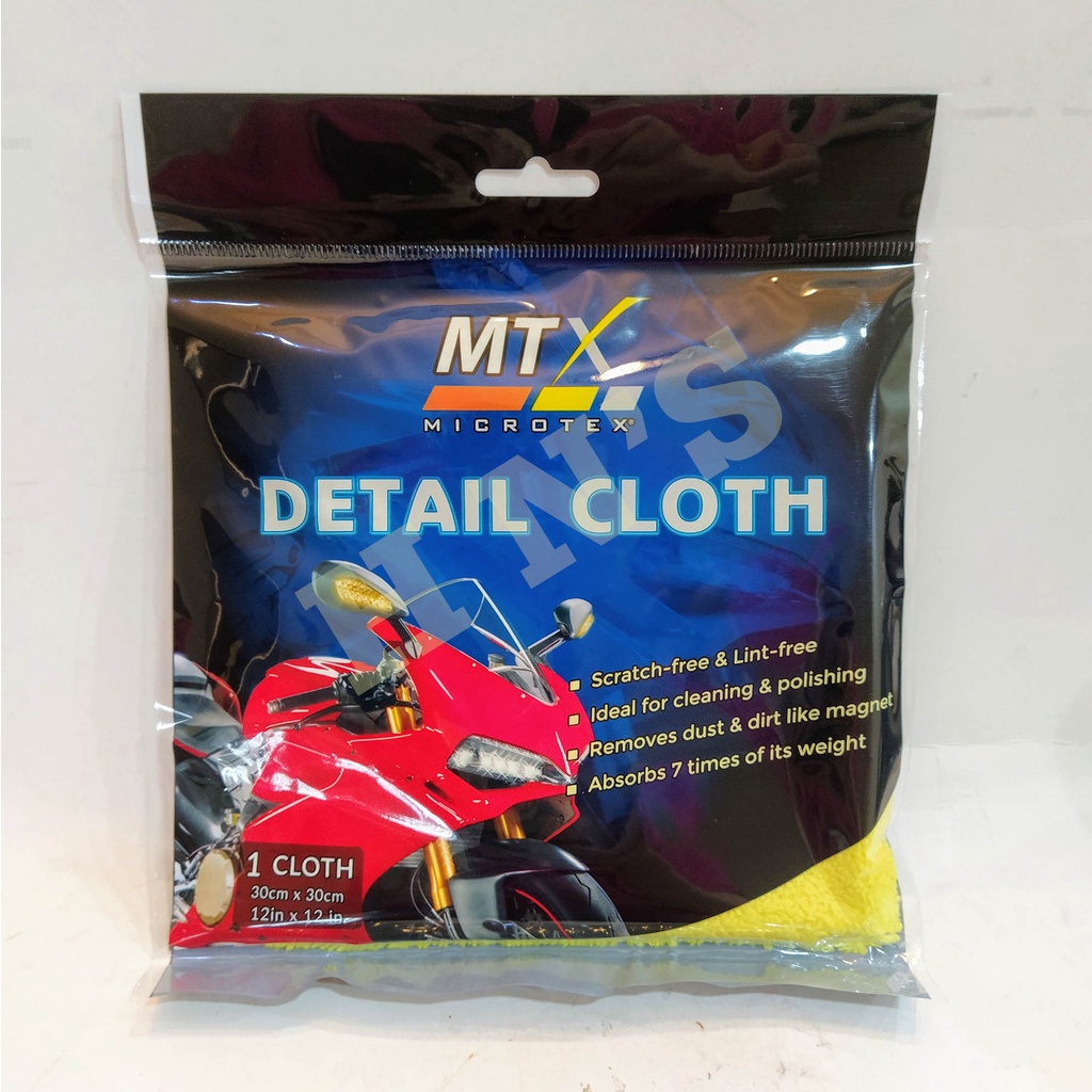MTX Microtex Motorcycle Microfiber Detailing Cloth | Shopee Philippines