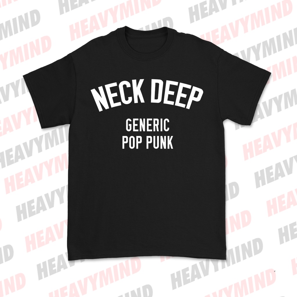 Too Punk Deep Neck Band T-Shirt for Pop Free Sticker | Shopee Philippines