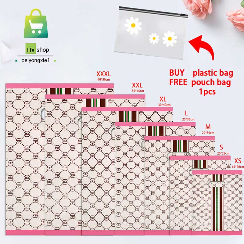 Plastic bag printed 97~100pcs per pack for gift/bussiness thank you ...