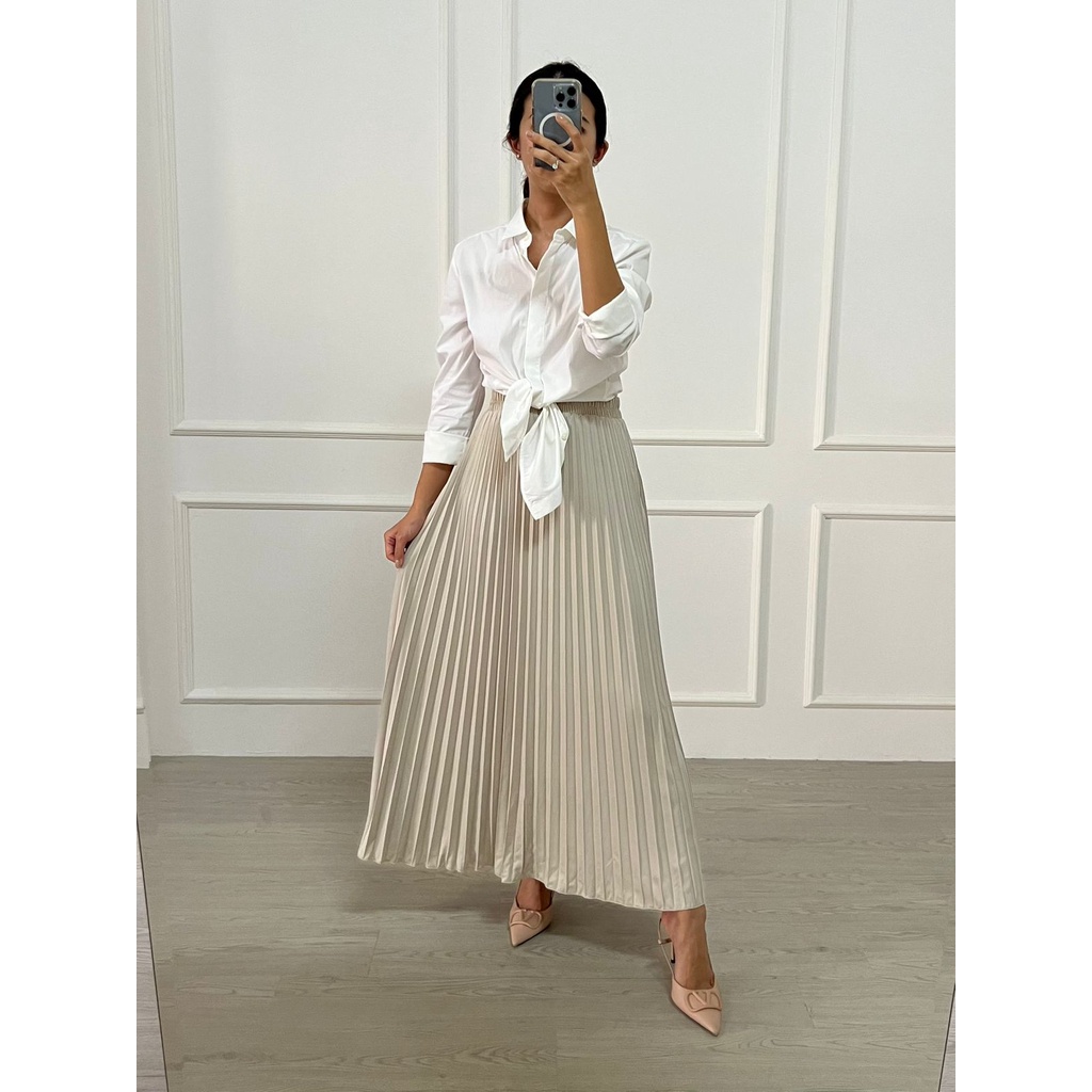 Mayung Plisket Skirt / Plisket Skirt / Premium Plisket / Pleated Skirt ...