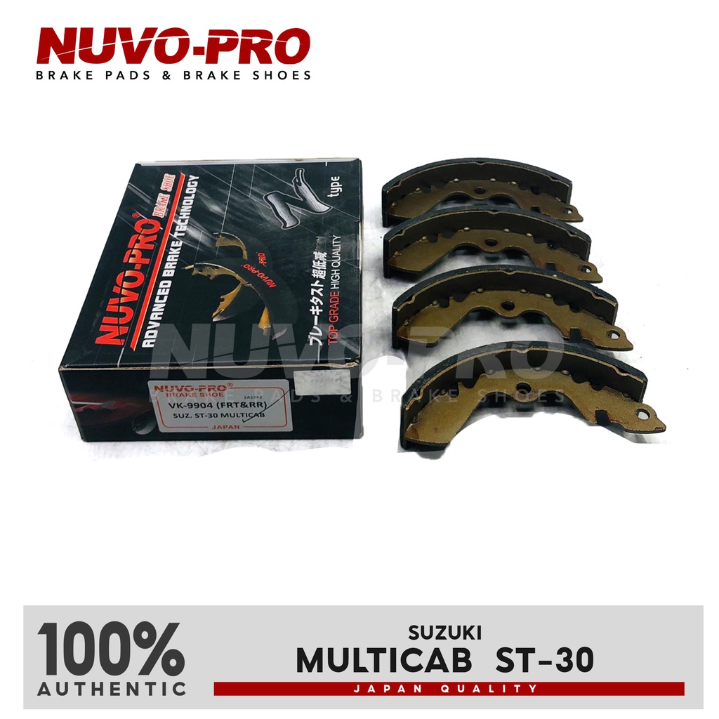 Nuvo-Pro Brake Shoe Front&Rear Suzuki Multicab ST-30 VK-9904 SET ...