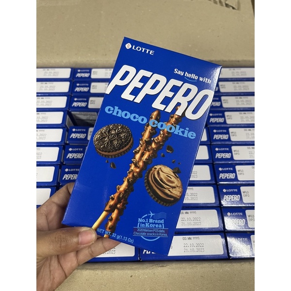 Korean Lotte Pepero biscuits (32g) | Shopee Philippines