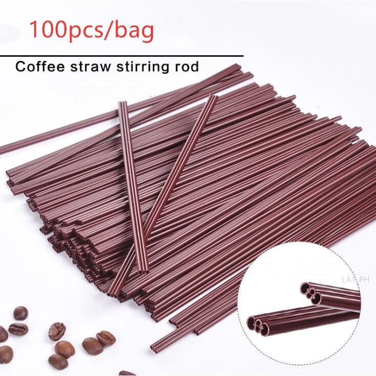 Ecoplanet COD#100PCS 17CM Disposable Coffee Stirrer Straw Drinking ...