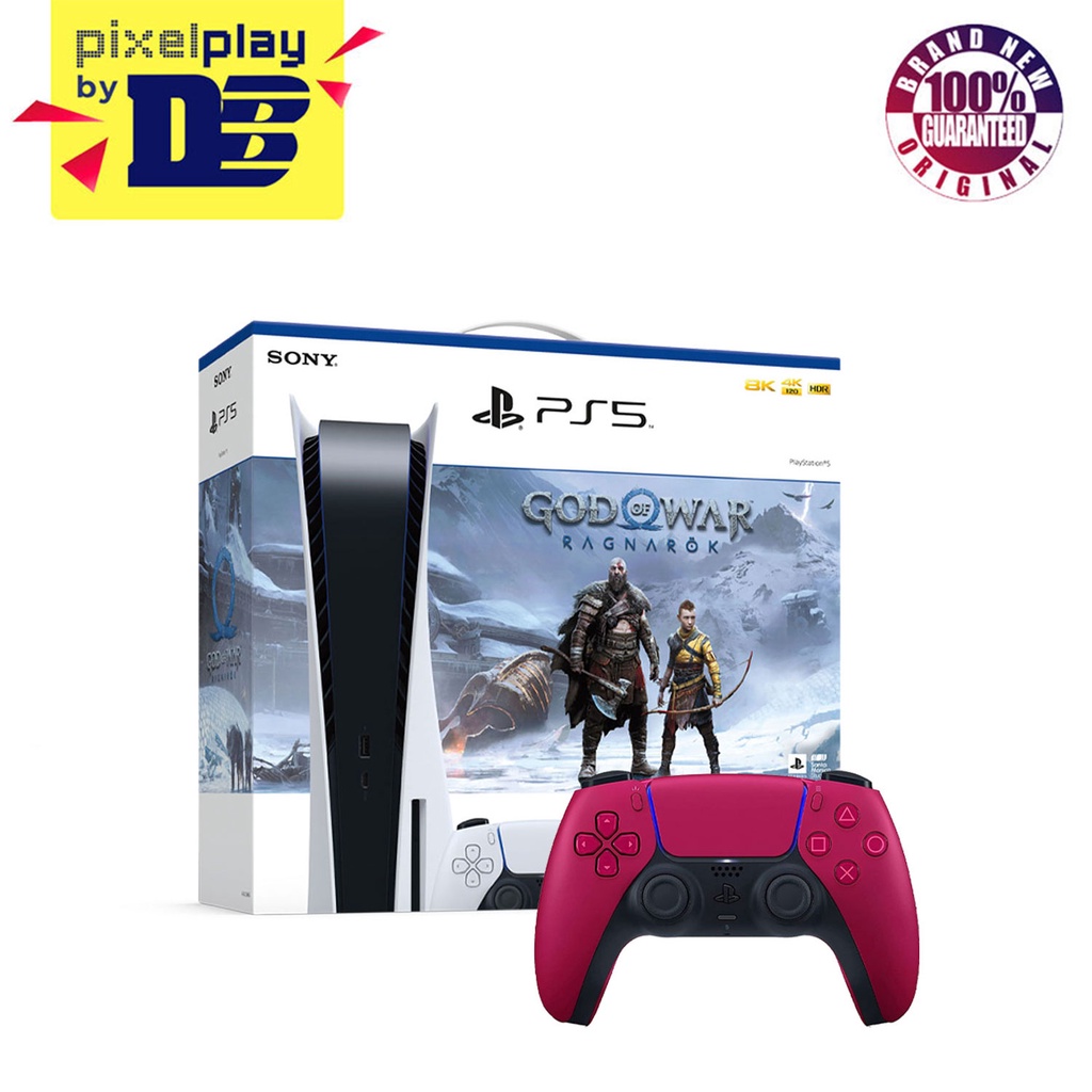 Sony PS5 Console God Of War Ragnarok Bundle + Sony PS5 Dualsense ...