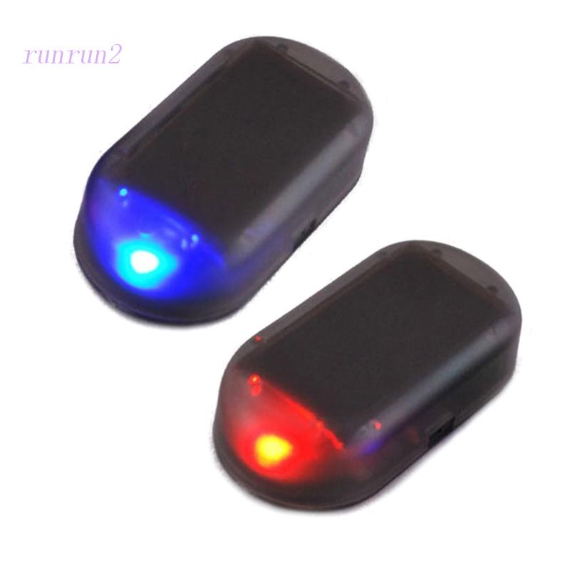 RUN Car Solar Power Vehicle Dummy Alarm Warning System Antitheft LED ...