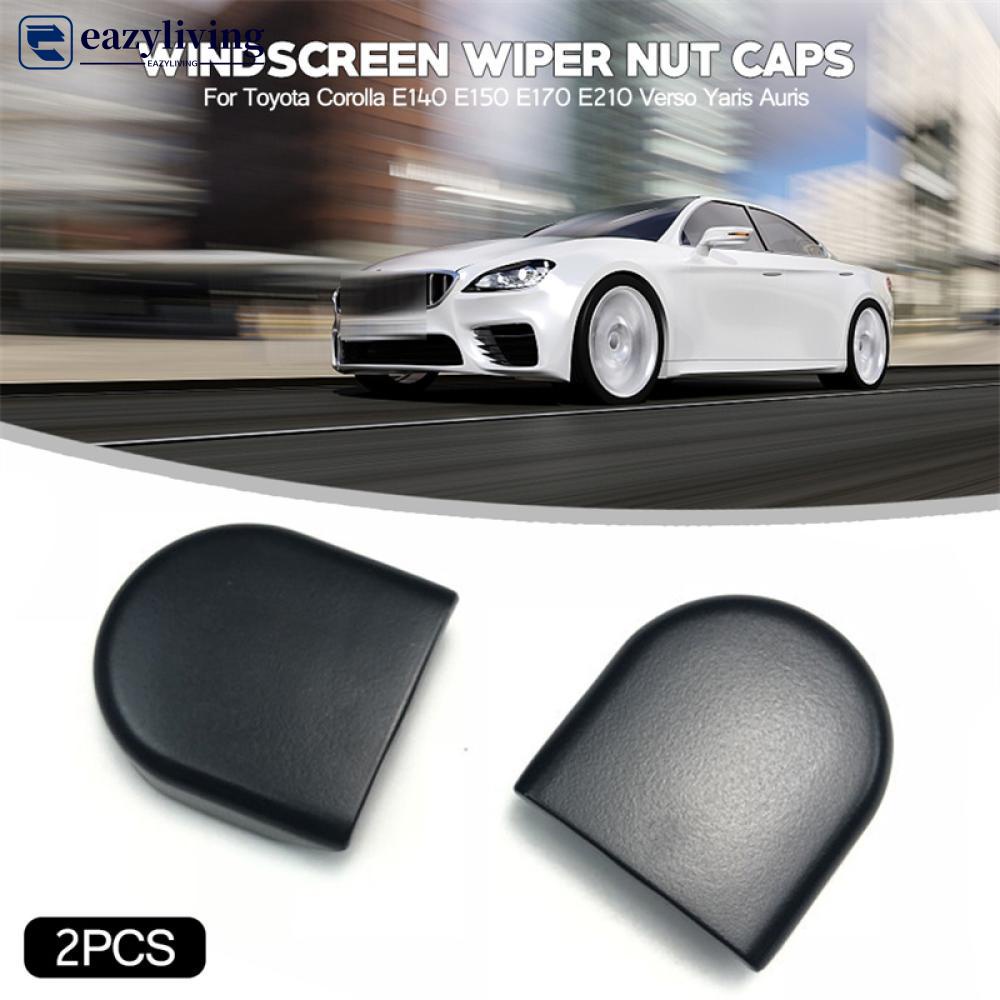 2Pcs Car Front Windscreen Wiper Arm Nut Caps Bolt Cover For Toyota ...