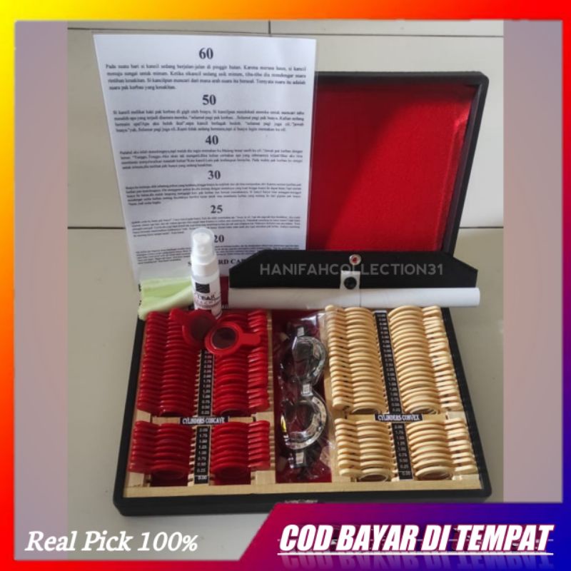 MATA Trial Lens Set Simple Eye Examination Tool Easy To Carry Snellen ...