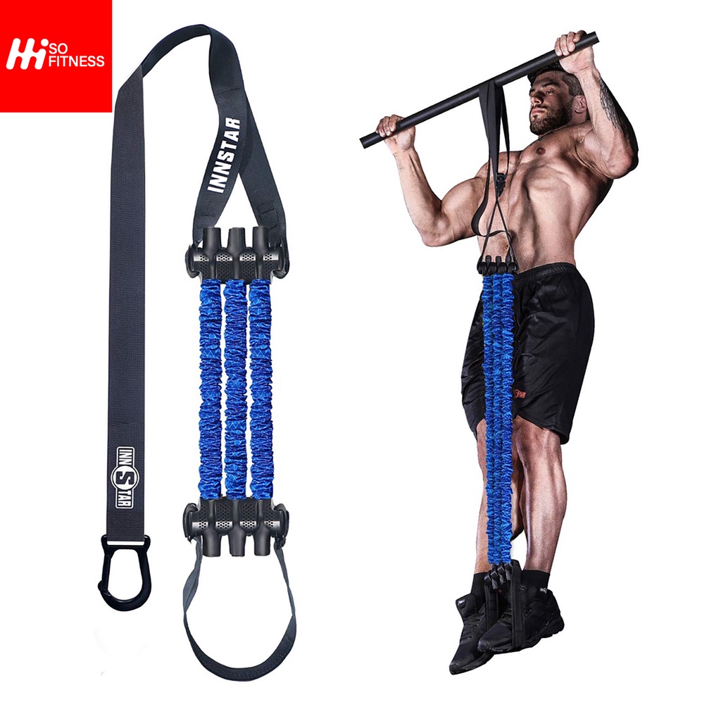 Pull up Assist Band System Adjustable Anti Snap Chin Up Assistance ...