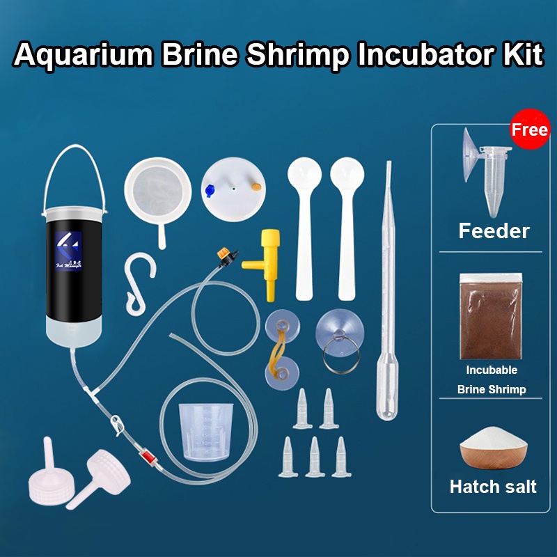 Aquarium Brine Shrimp Incubator Kit BBS Hatchery tool with Pump for ...