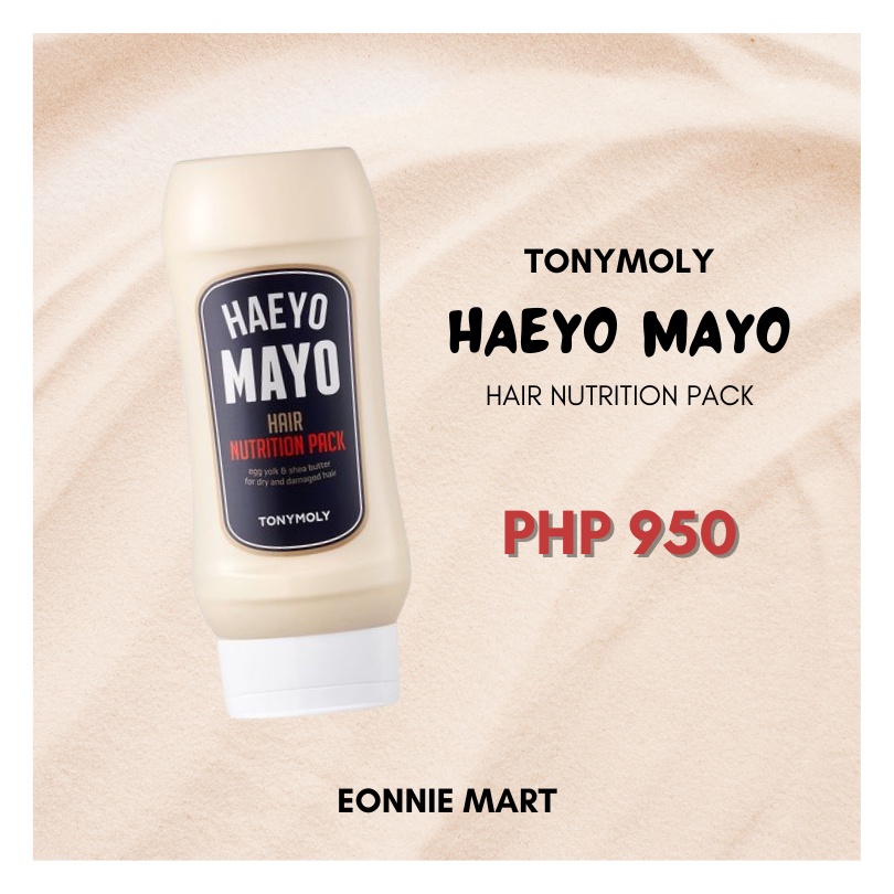 Tonymoly Haeyo Mayo Hair Nutrition Pack 250ml | Shopee Philippines