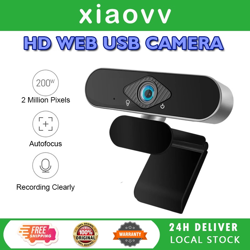 Xiaomi Xiaovv USB Webcam Camera with Microphone 1080p HD Autofocus 150 ...