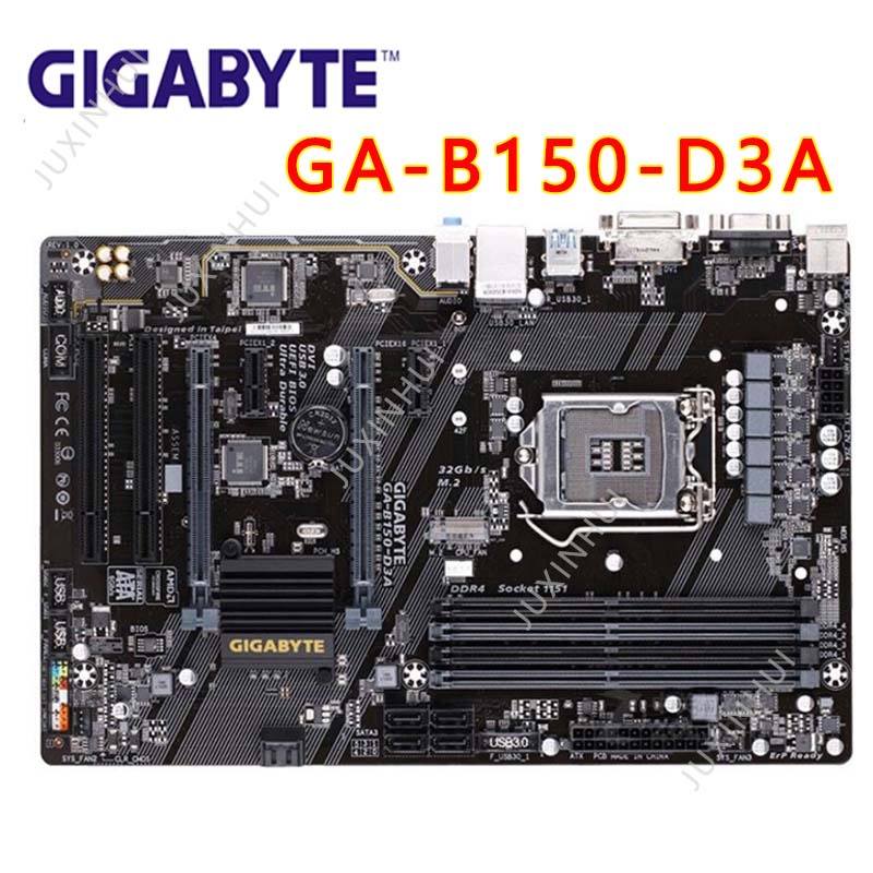 【Used】Gigabyte GA-B150-D3A original desktop motherboard B150-D3A DDR4 ...