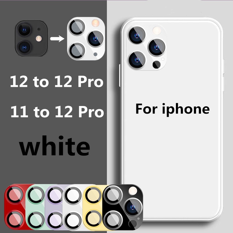 Deluxe glass hole lens film camera lens protector For iphone 11 12 ...