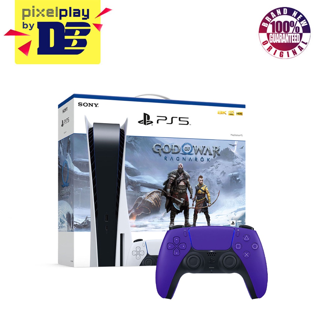 Sony PS5 Console God Of War Ragnarok Bundle + Sony PS5 Dualsense ...