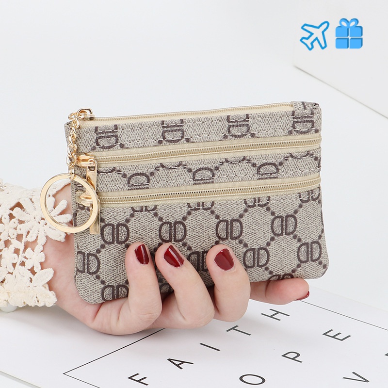 2023 New Fashion Coin Purse Women Small Mini Short Zipper Key Case ...