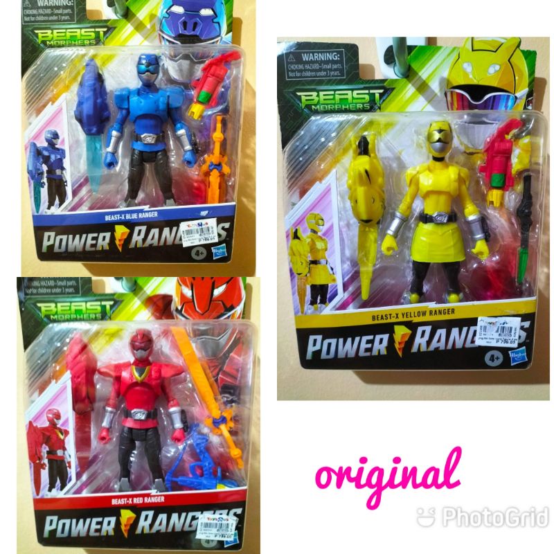 Power Rangers beast morphers,yellow,blue ,and red beast -X rangers ...
