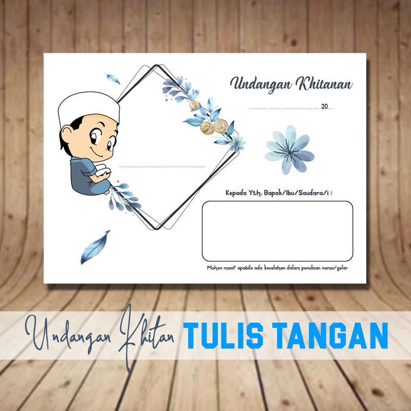 (CONTENTS OF 25 PCS) BLUE CARTOON CHILDREN'S THEME HAND WRITE ...