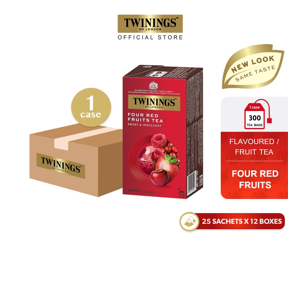 Twinings Four Red Fruits Tea 25s 1 CASE | Shopee Philippines