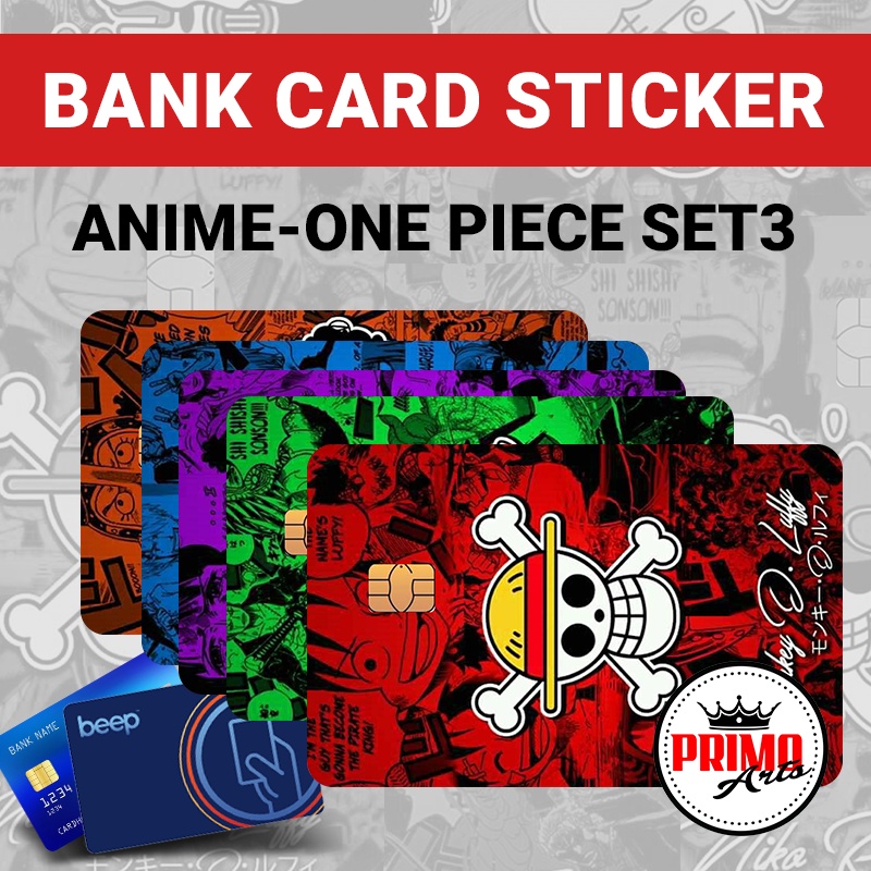 ANIME - ONE PIECE (SET 3) - CARD SKIN STICKERS | Shopee Philippines