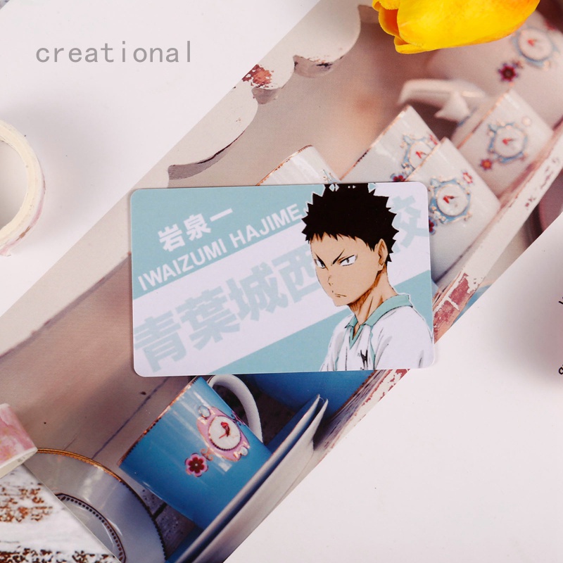 Haikyuu!! Anime ID PVC Cards Photocard Figure Cosplay Collection Card ...
