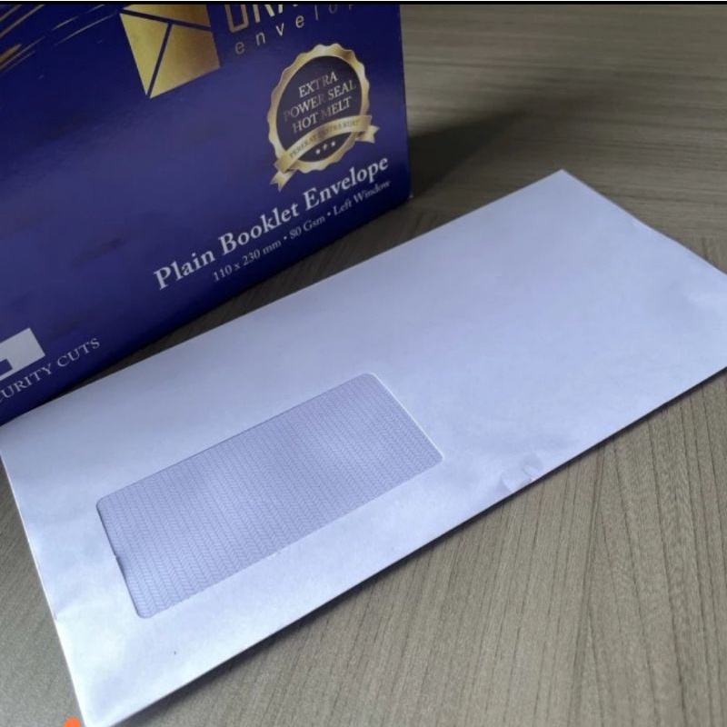 PUTIH Left Window White Envelope – DL90 P | Shopee Philippines