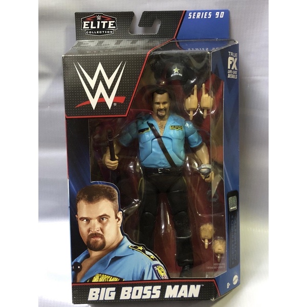WWE Elite Collection Big Boss Man (back in box) | Shopee Philippines