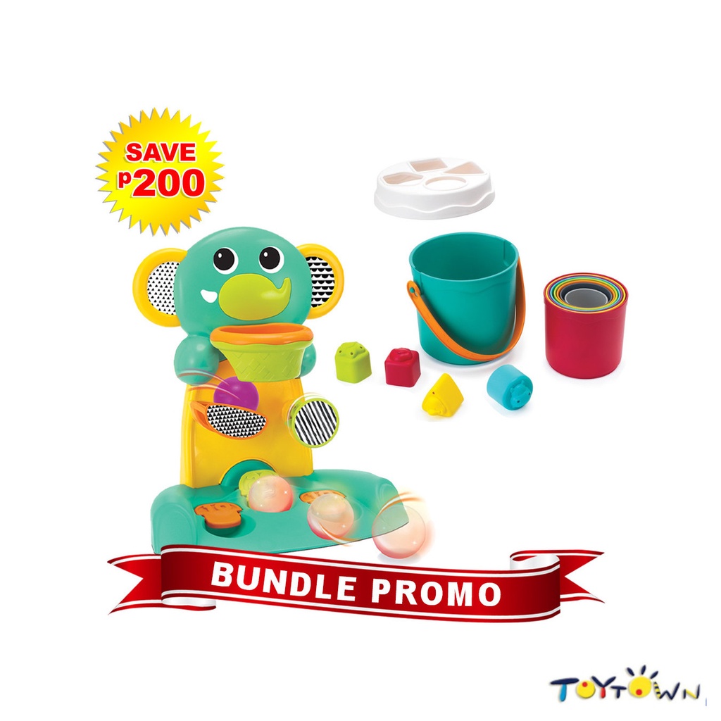 Blue Box - Bundle Promo ( Shoot 'n Score Happy Hoops & Shape Sorting ...