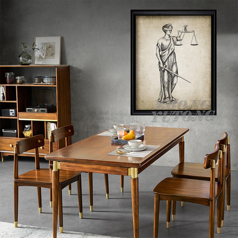 Attorney Lady Justice Law Patent Posters and Prints Scales Of Justice ...