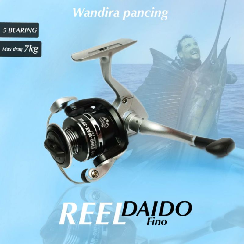 Daido shikari fino Iron spool reel Suitable For Beginner Fishing Rods ...