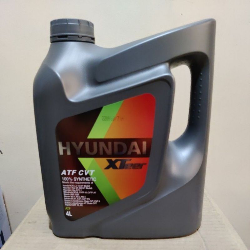 Hyundai Xteer ATF CVT (4Liters) 100% Fully Synthetic | Shopee Philippines