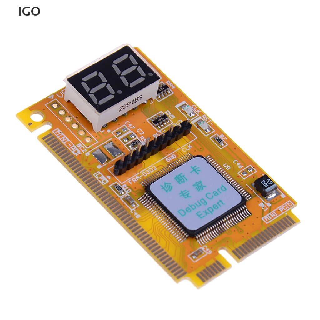 IGO 3in1 mini PCI PCI-E LPC PC laptop analyzer tester diagnostic post ...