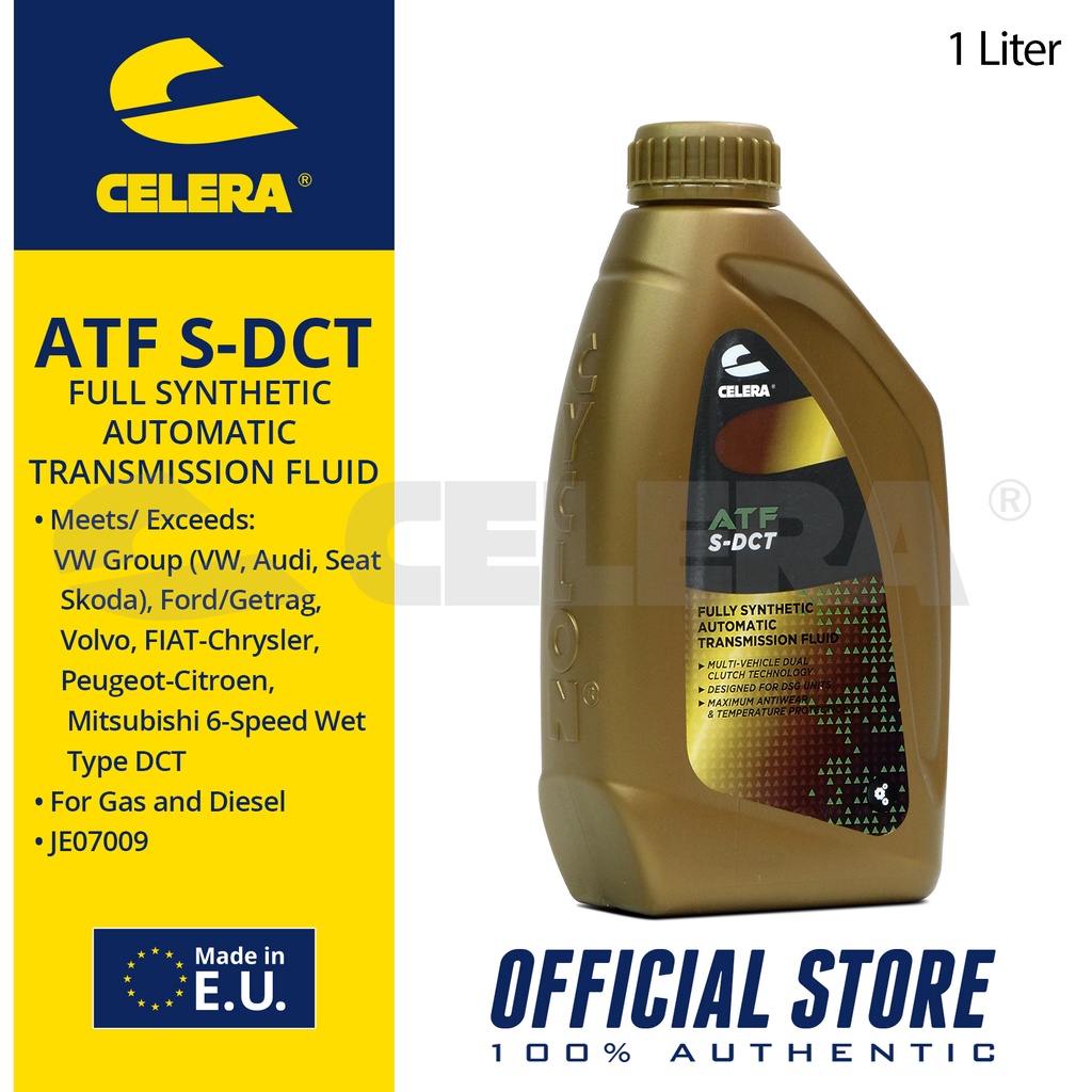CELERA ATF S-DCT Fully Synthetic Transmission Fluid 1L JE07009 | Shopee ...