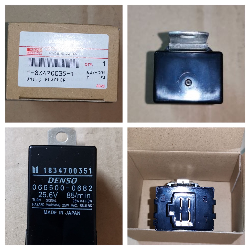 GM (DENSO) Flasher Relay 3 TERMINAL 25.6V (1-83470035-1) (1834700351 ...