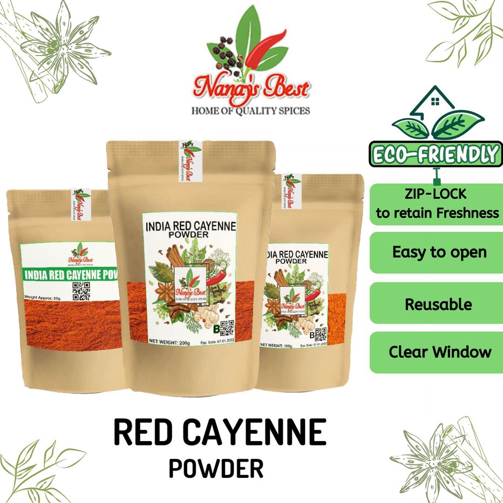 Nanay's Best Red Cayenne Powder 50 Grams | 100 Grams | 200 Grams ...