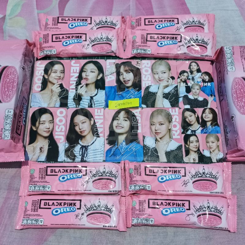 OFFICIAL Oreo PC Jennie Rose Lisa Jisoo Blackpink Photocard | Shopee ...