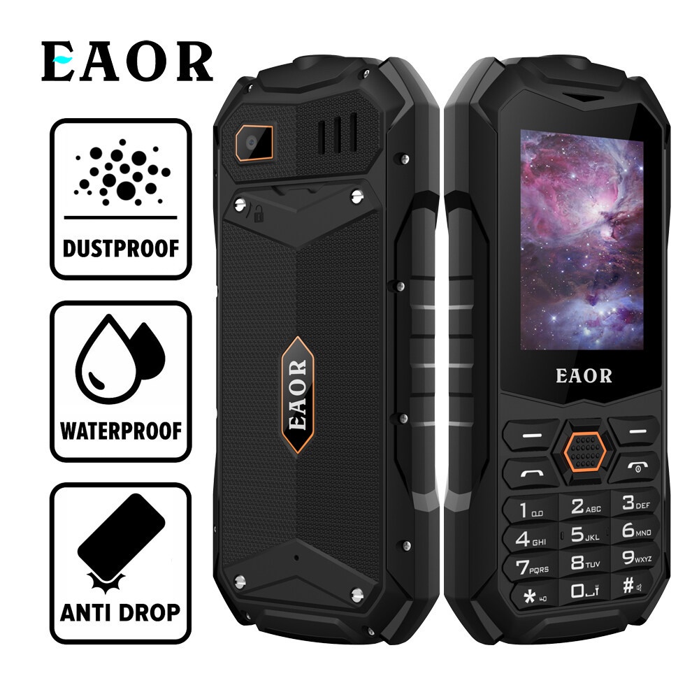 EAOR IP68 Rugged Phone Waterproof Dustproof Shockproof 2000mAh Dual SIM ...