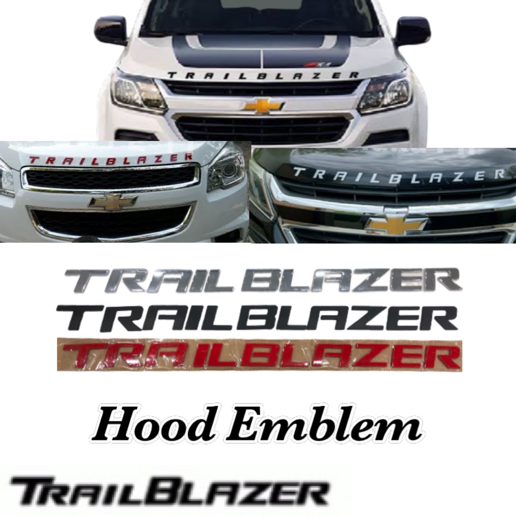 CPO ABS TRAILBLAZER Letters Car Auto Front Hood Emblem Badge Sticker ...