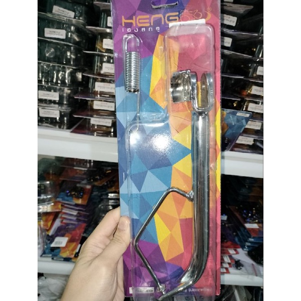 Heng 17s Side stand m3 msi125 mioi125 white | Shopee Philippines