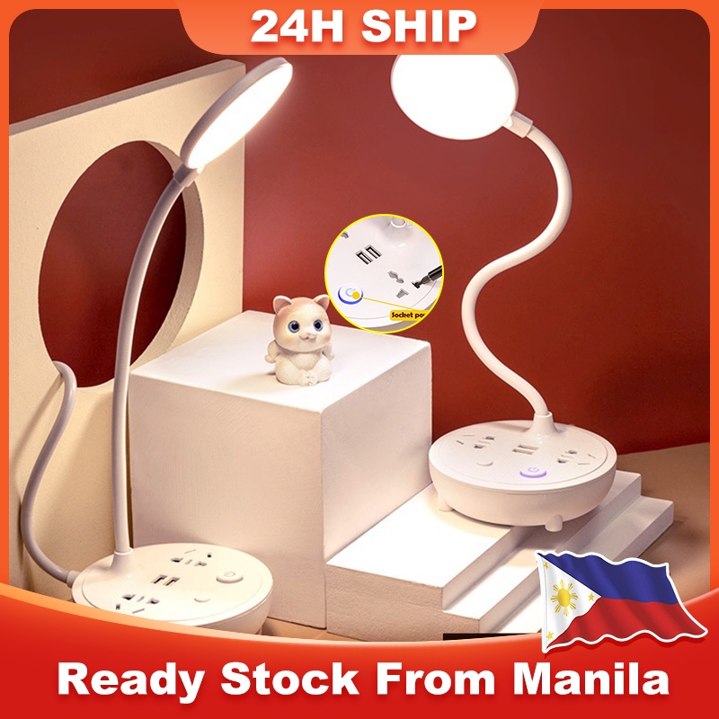 Desk Lamp Student Study Lamp Reading LED Night Light Folding Lamp With ...