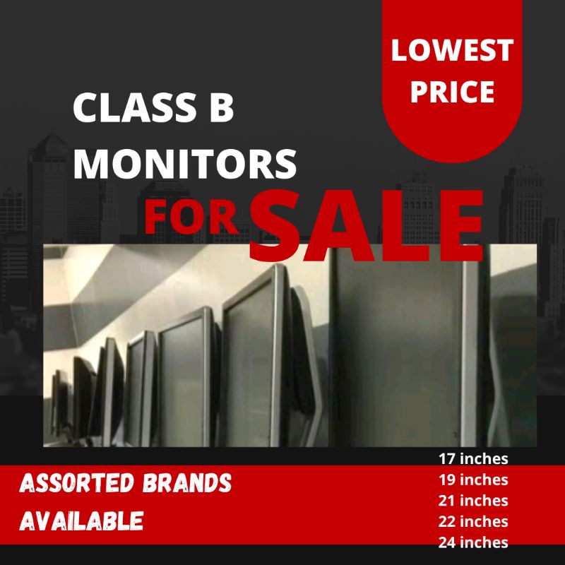 Class B Monitor 17"19"20"22"23"24"Inch Computer PC Monitors LCD/LED ...