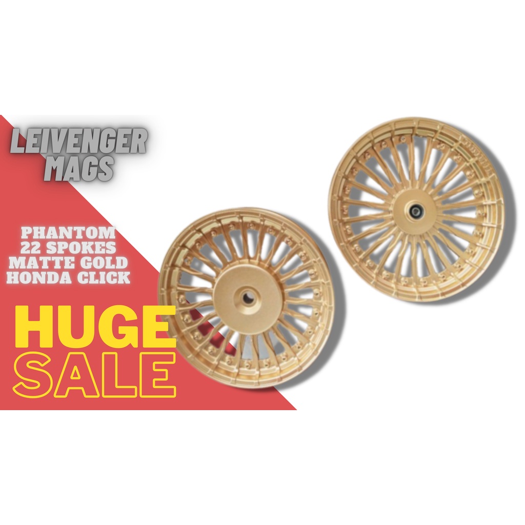 honda click leivenger mags matte gold | Shopee Philippines